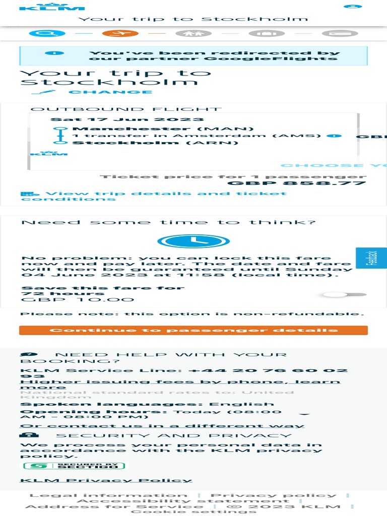 KLM Royal Dutch Airlines | PDF