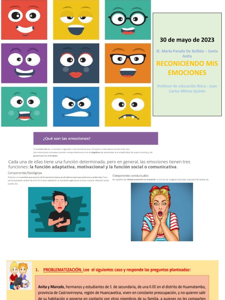 Sesion de Emociones | PDF | Las emociones | Ira