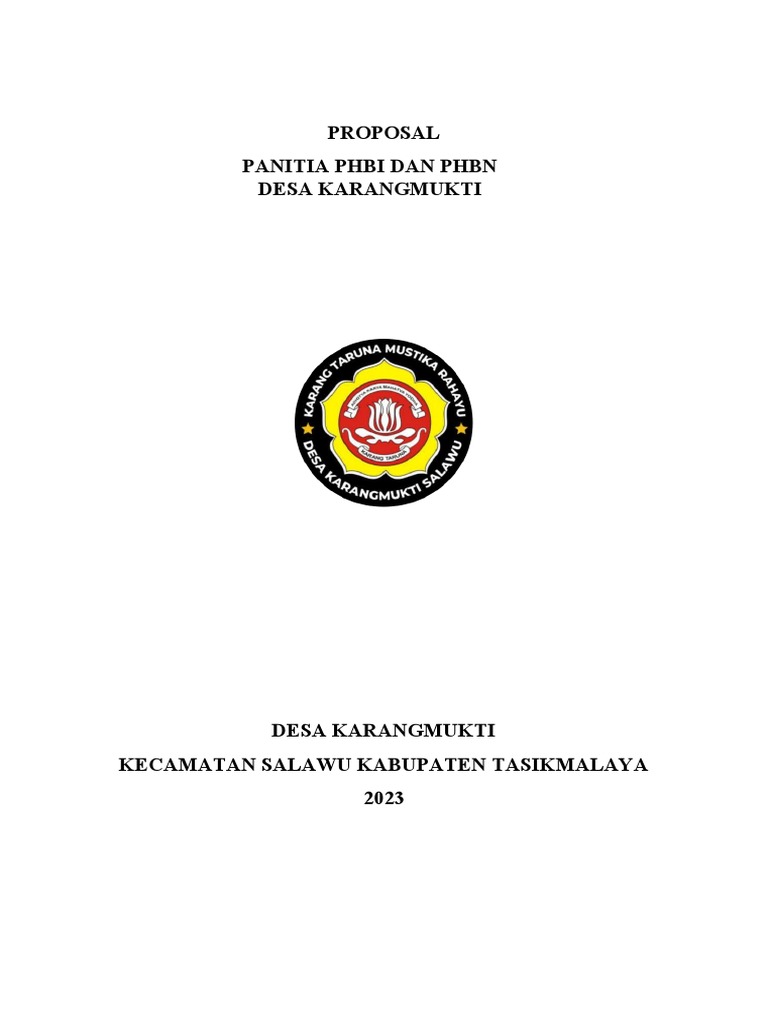 Proposal PHBN 2023-Logo | PDF