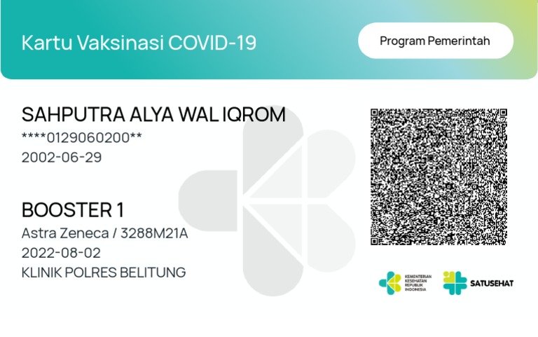 Sertifikat Vaksin Pdf