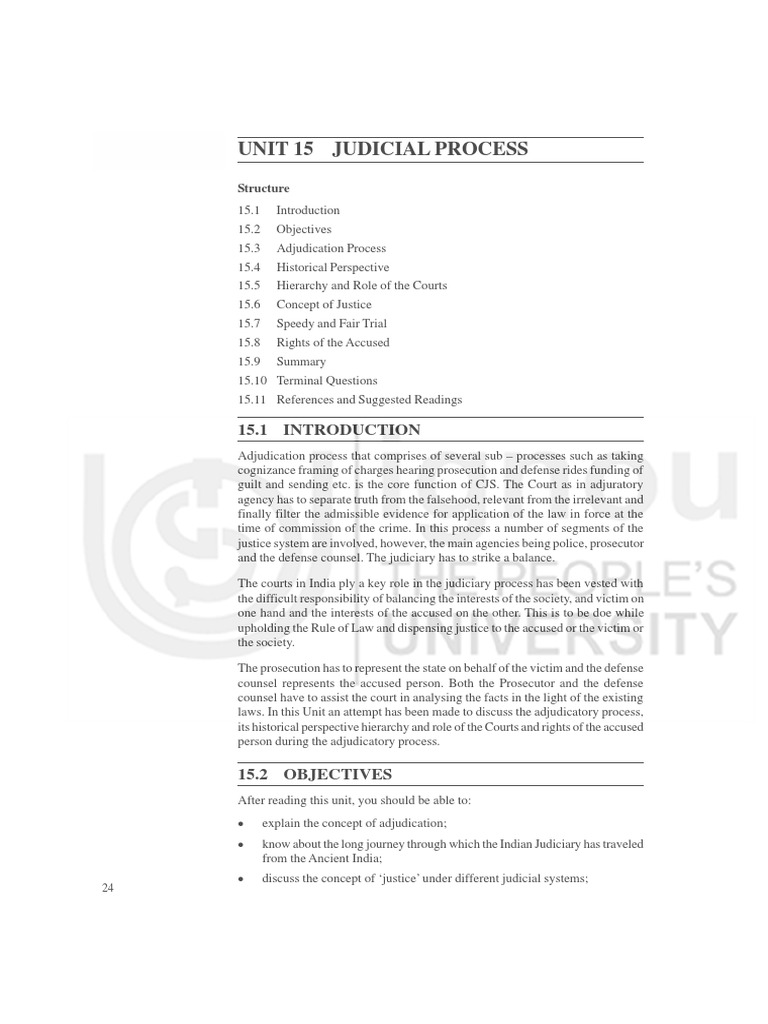 Judicial Process | PDF | Prosecutor | Right To A Fair Trial