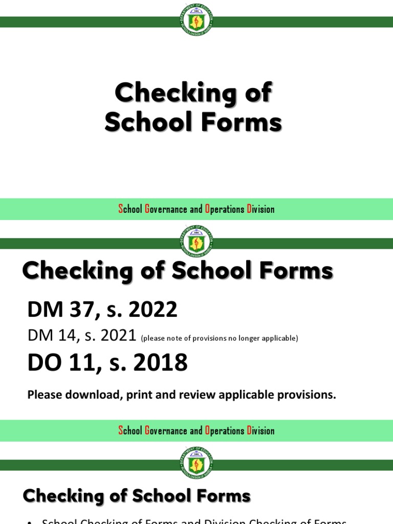 Checking of Forms Updated | PDF | Social Institutions