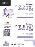 Slaid Taklimat Pelaksanaan MyPerformance Tahun 2023 | PDF