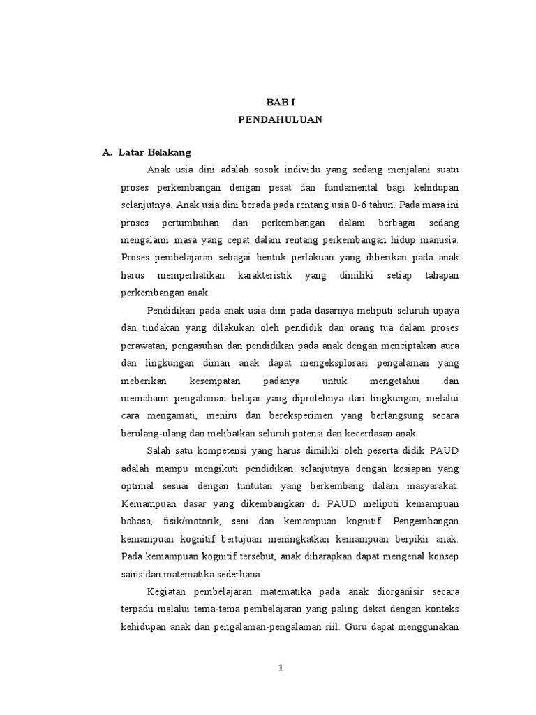 Contoh Laporan PTK | PDF