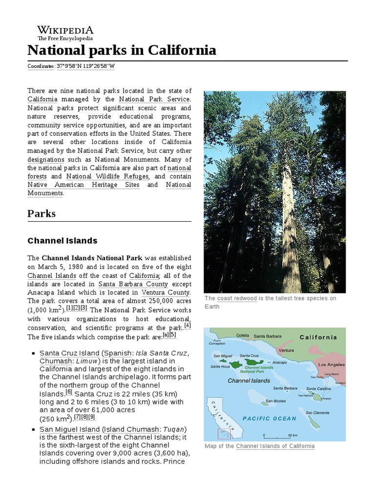 California's National Parks Overview | PDF | Yosemite National Park ...
