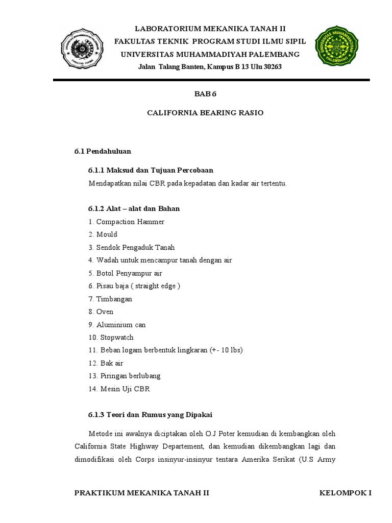 (Fix) Bab 6 CBR | PDF