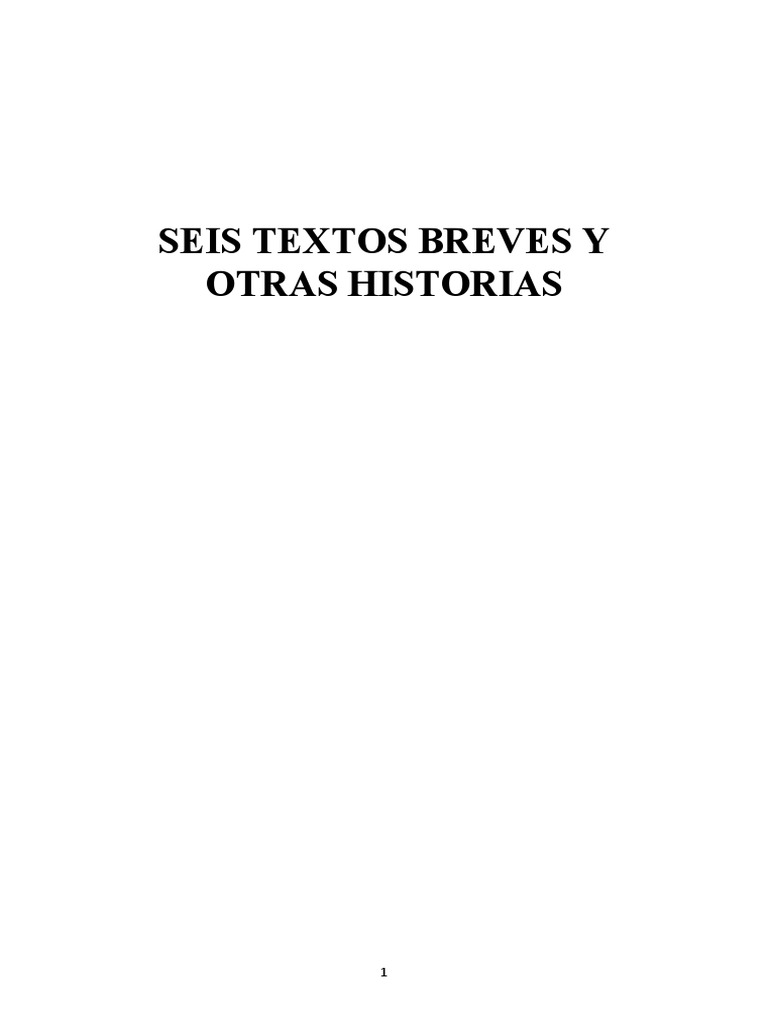 Textos Breves | PDF | Rachel | Verdad