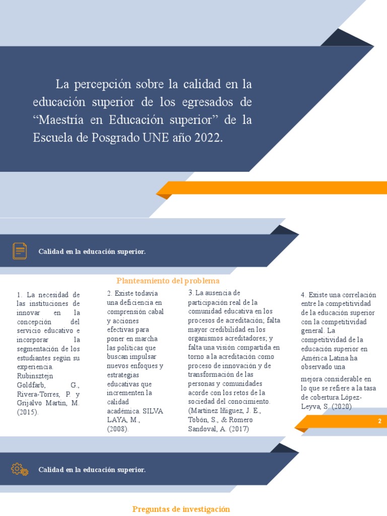 Unidad 4 - Calidad en La Educacion Superior | PDF | Enseñando | Educación más alta