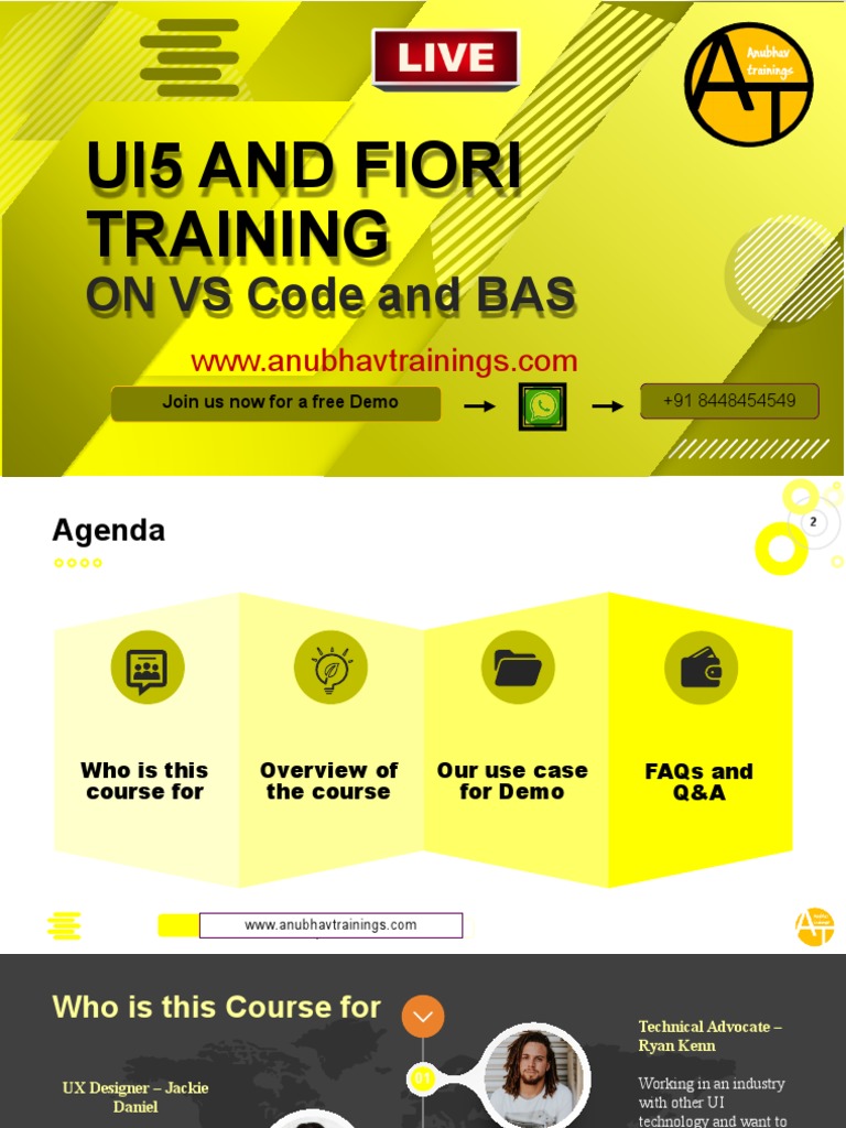 UI5 and Fiori Training | PDF | Html | Html Element