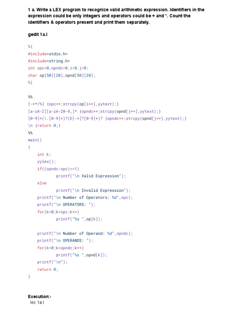 SS and CD Lab Manual | PDF | Parsing | Software Development