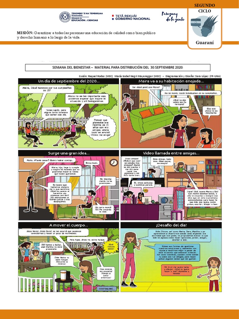 Área Guaraní 2 Ciclo Miercoles 30 de Setiembre | PDF