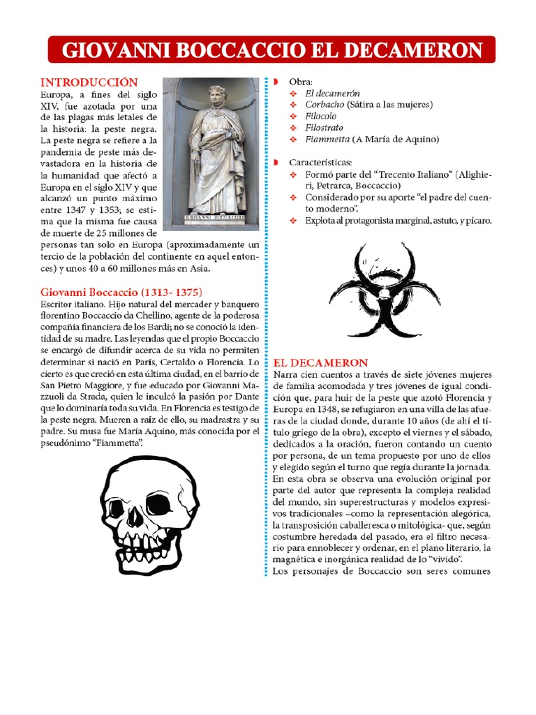 Giovanni-Boccaccio-el-Decameron 1 | PDF