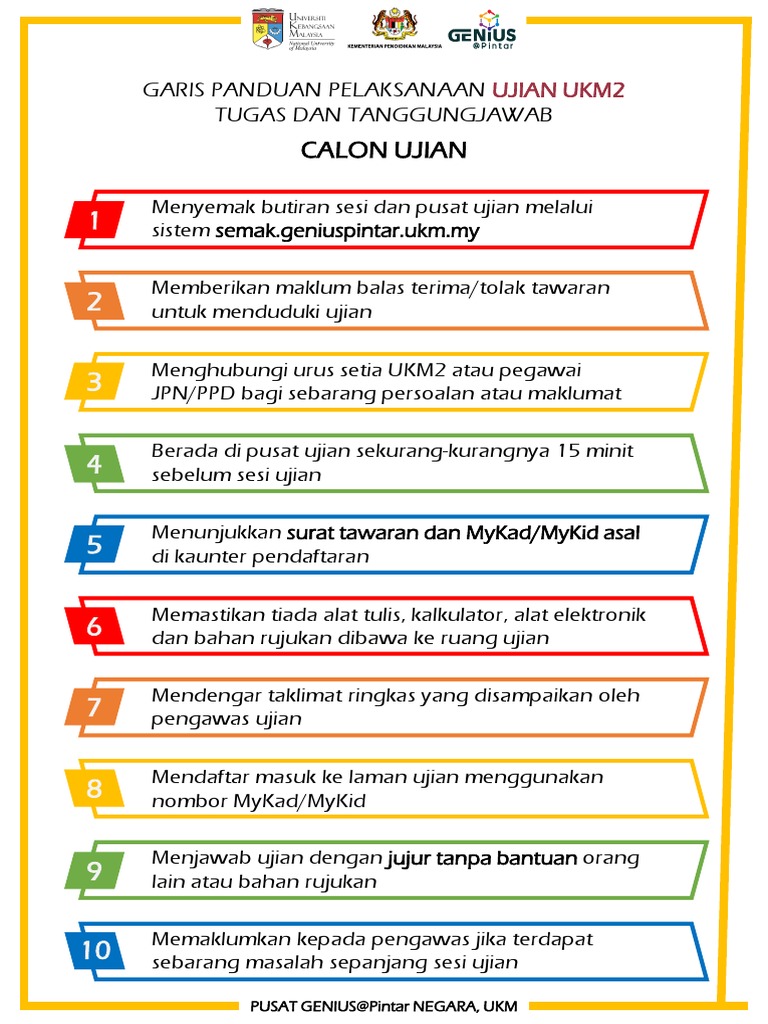 Sop Ukm2 2023 | PDF
