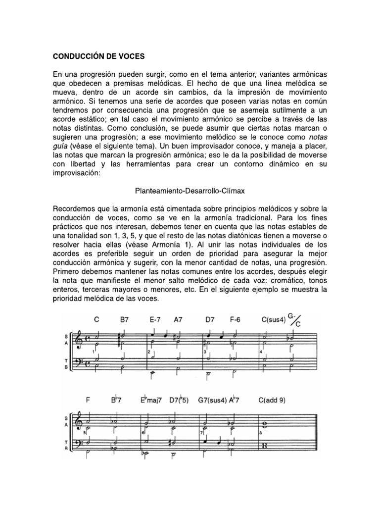 Conducción de Voces | PDF