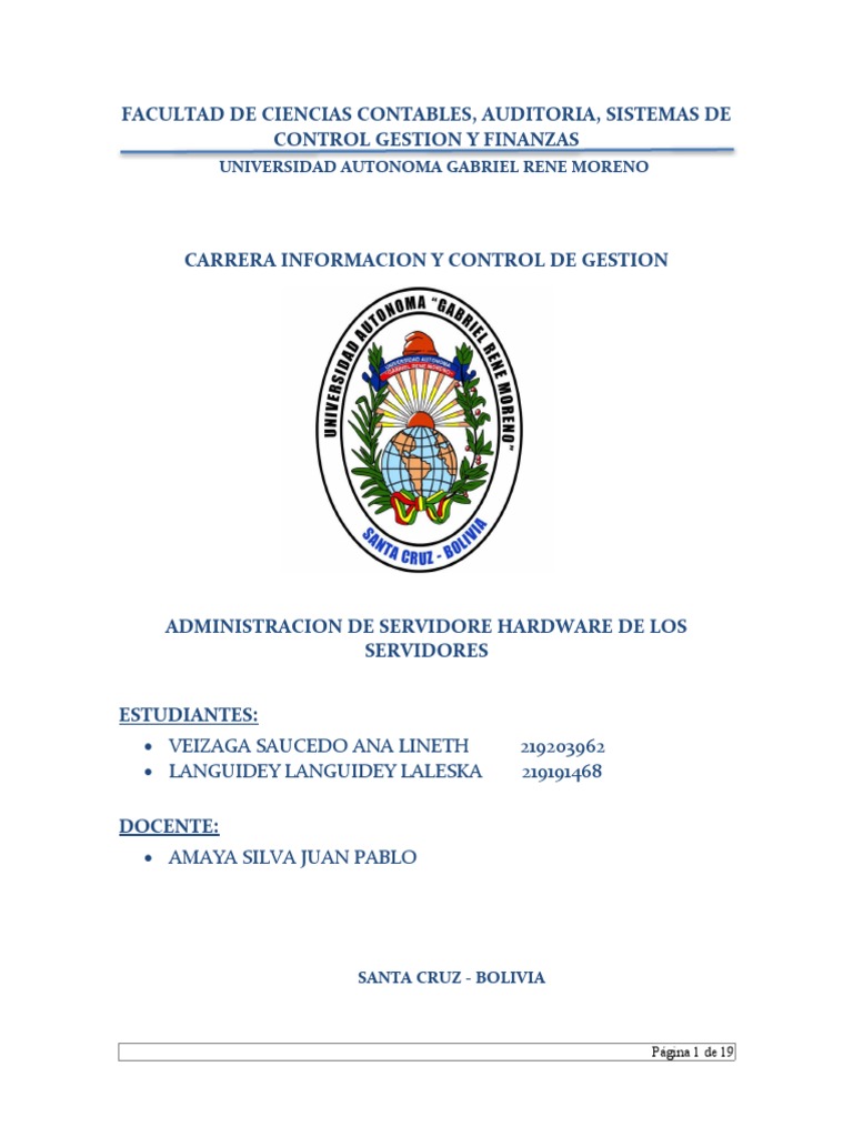 Informe ADM Servidores | PDF | Servidor (Computación) | Servidor proxy