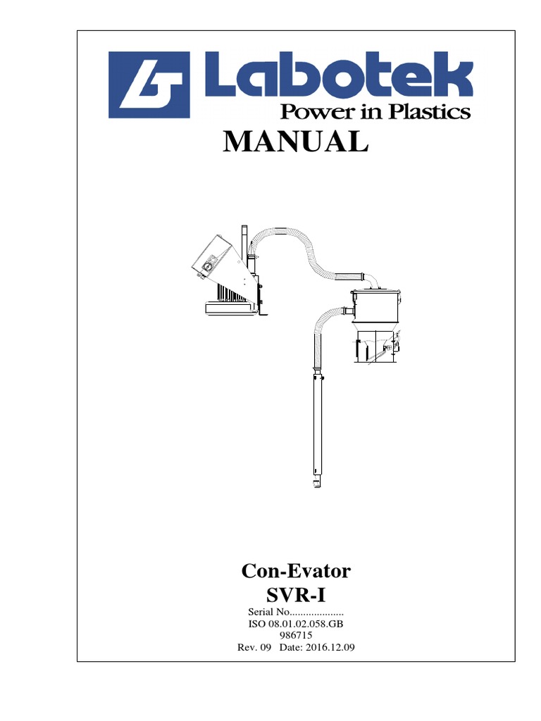 3PH Loader Manual Labotek | PDF | Electric Motor | Vacuum Tube