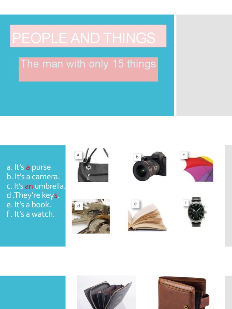 Unit 2 - People and Things | PDF