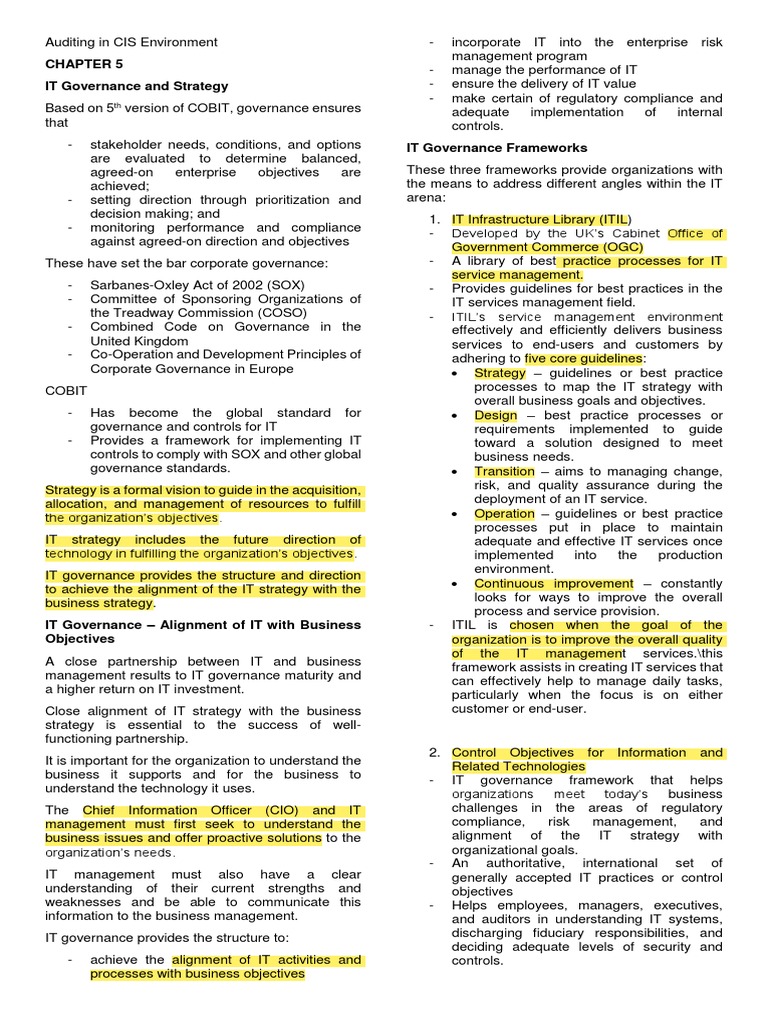 Chapter 5 | Download Free PDF | Strategic Management | Performance Indicator