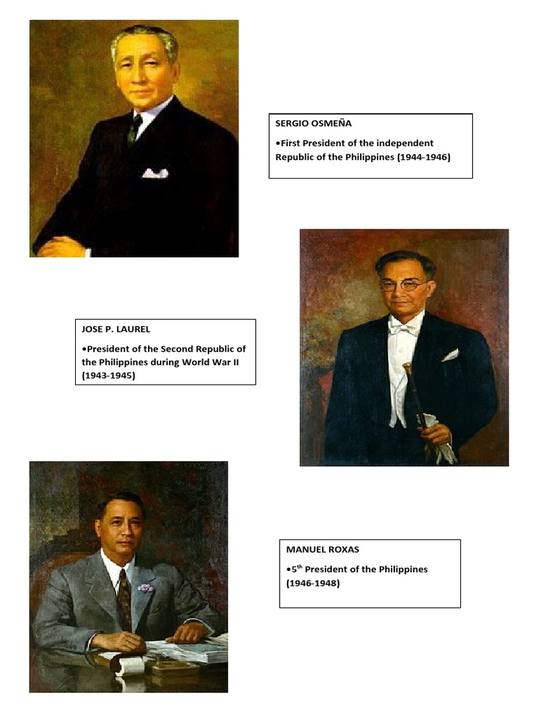 President of The Philippines | PDF | Politics | History