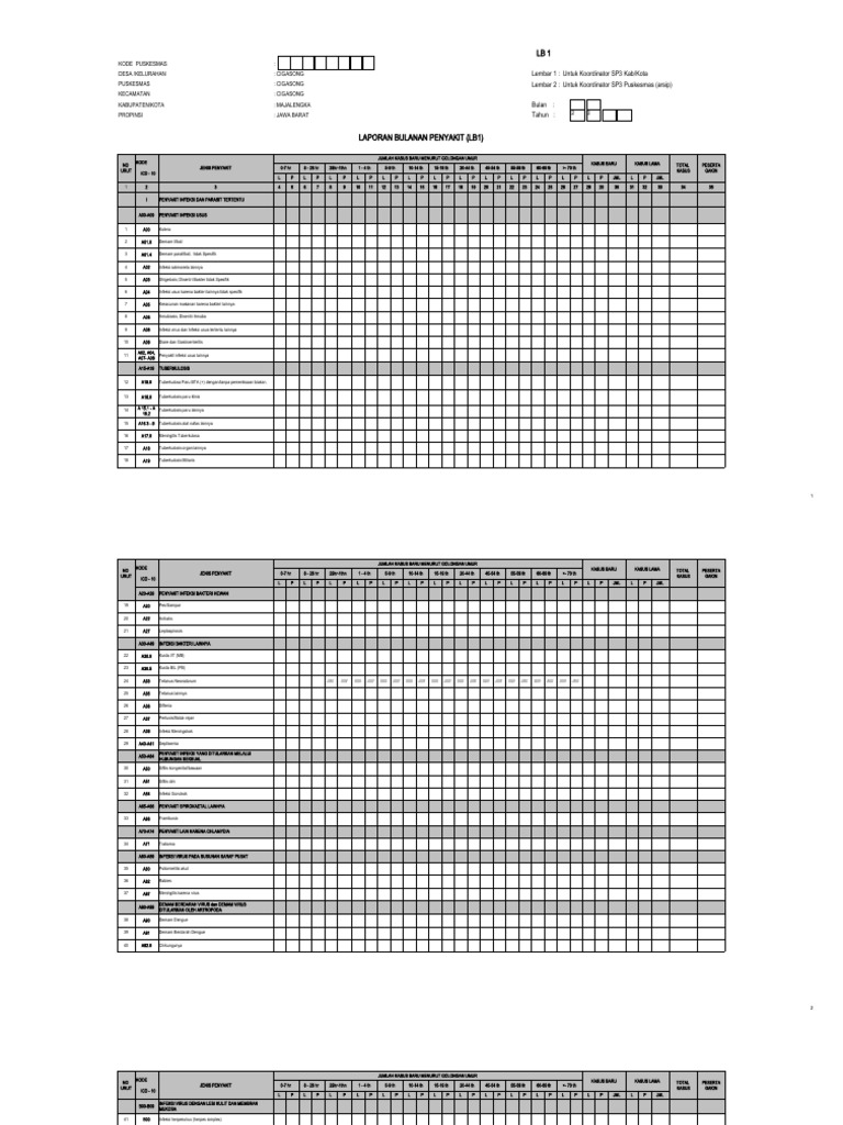 Format LB 1-LB 4 Sp3.ok | PDF