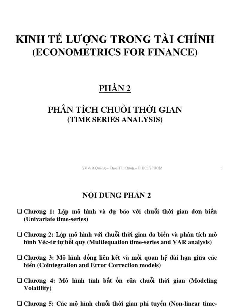 Phan II - ARIMA-finalized | PDF