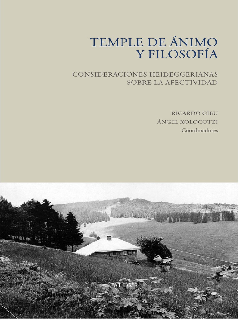 Temple de Animo y Filosofia Consideracio | PDF | Martin Heidegger | Valores