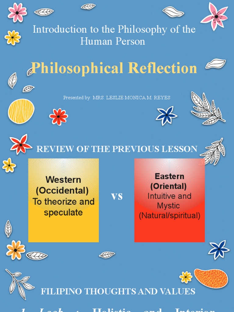 Week 4 - Day 1 - Importance of Philosophical Reflection | PDF | Thought ...