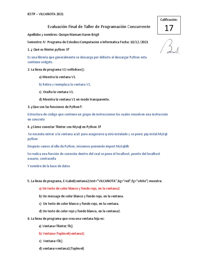 Evaluacion de Taller de Programacion Concurrente | PDF | Ventana (informática) | Ingeniería de ...