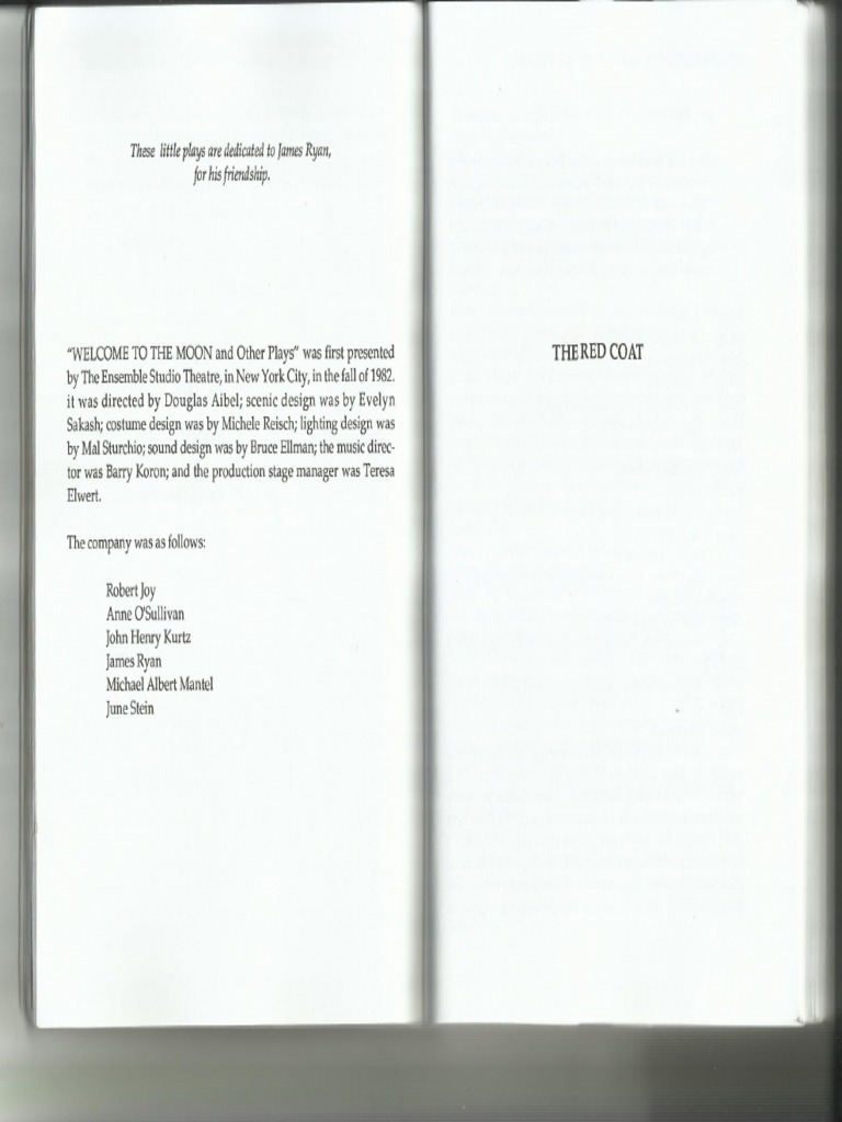 The Red Coat by Shanley | PDF