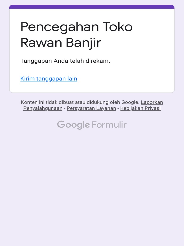 Pencegahan Toko Rawan Banjir | PDF