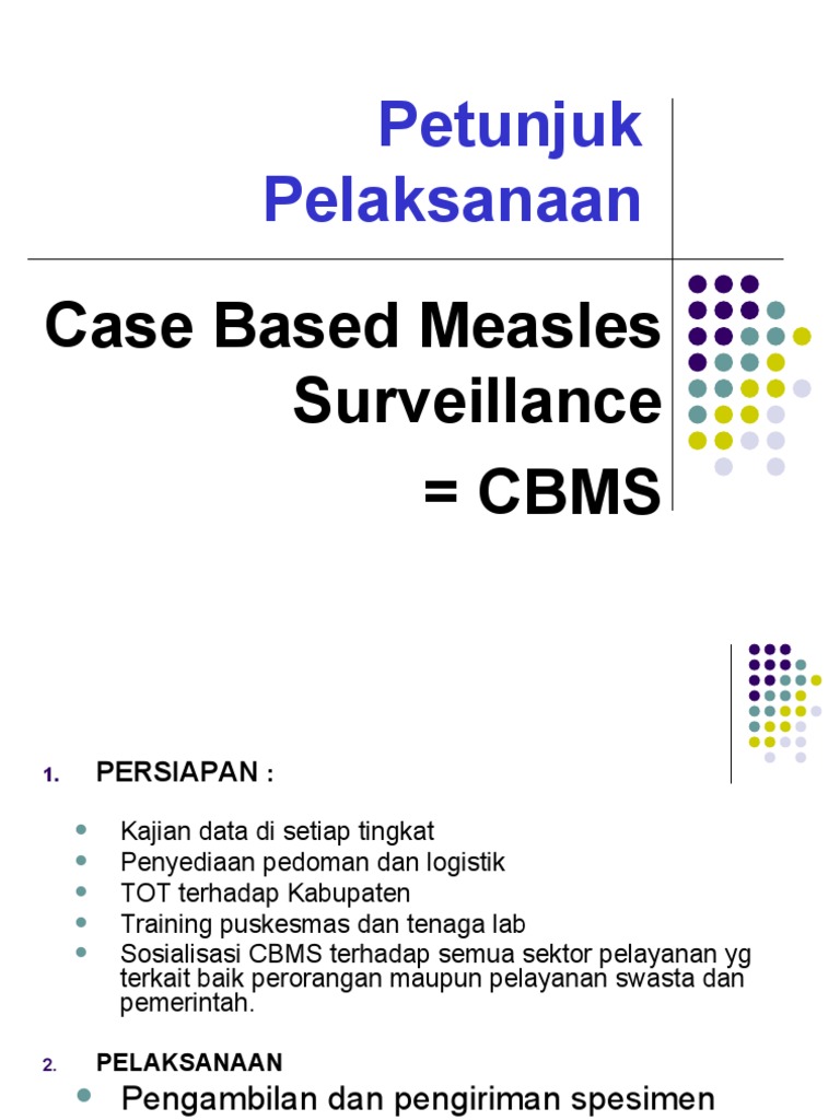 Petunjuk Pelaksanaan CBMS | PDF