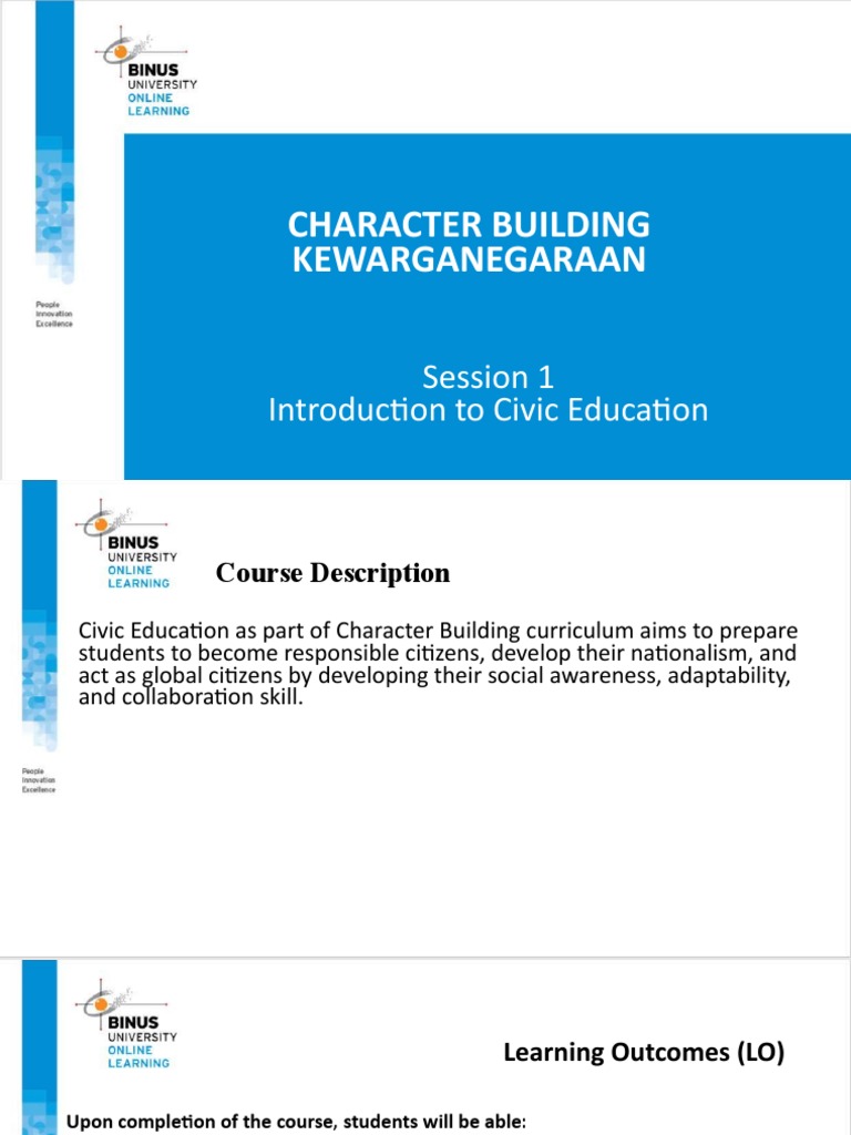 1 -Introduction to Civic Education - BOL | PDF | Citizenship | Civics