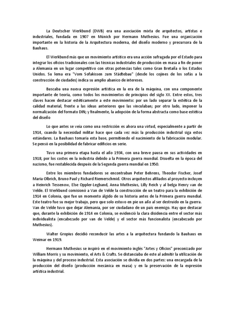 La Deutscher Werkbund JP | PDF