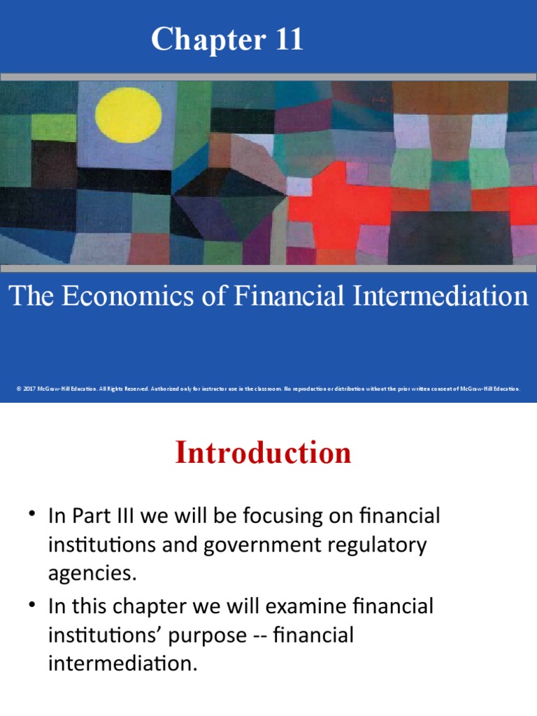 Cecchetti-5e-Ch11 - Econ of Financial Intermediation | PDF | Moral ...