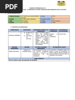 P.S (Tutoría) Valoramos Nuestra Identidad Cultural. | PDF | Tradiciones | Sicología