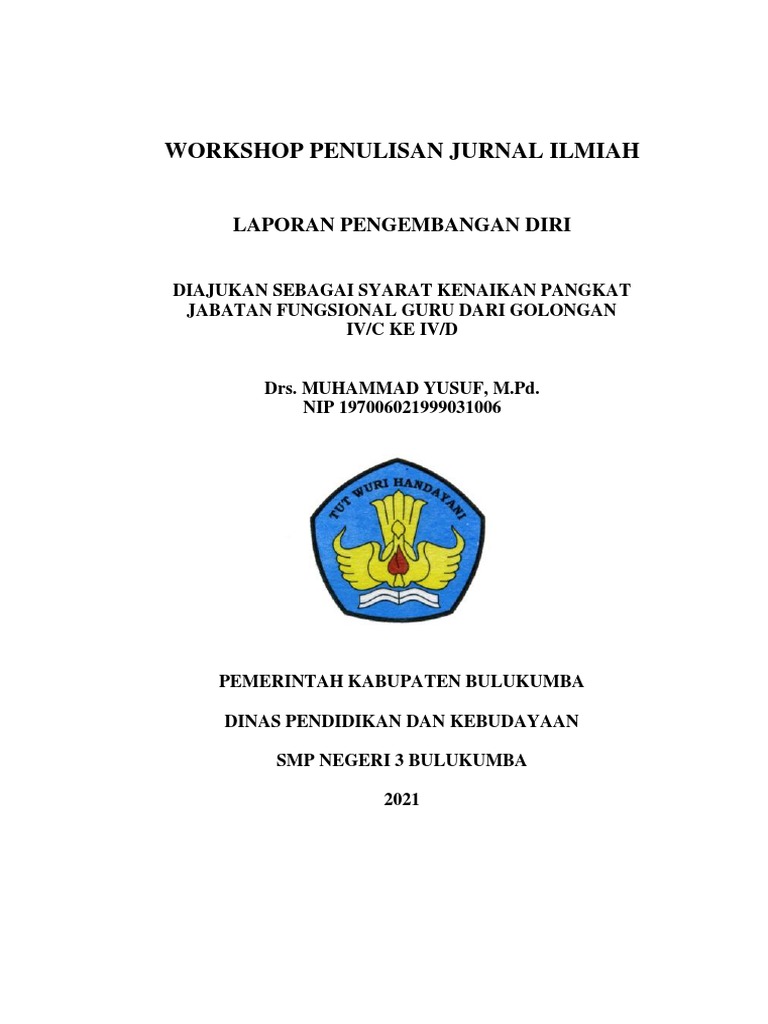 Lap. PKB PD Workshop Ojs 2021 M. Yusuf | PDF