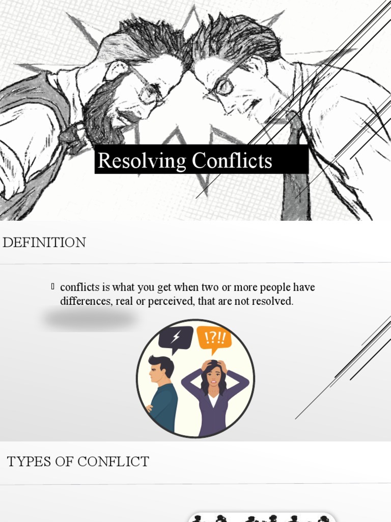 Resolving Conflicts | PDF Resolving Conflicts | PDF