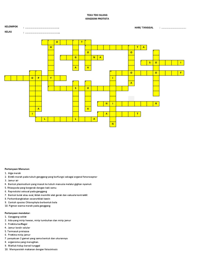 Tts Protista Soal | PDF