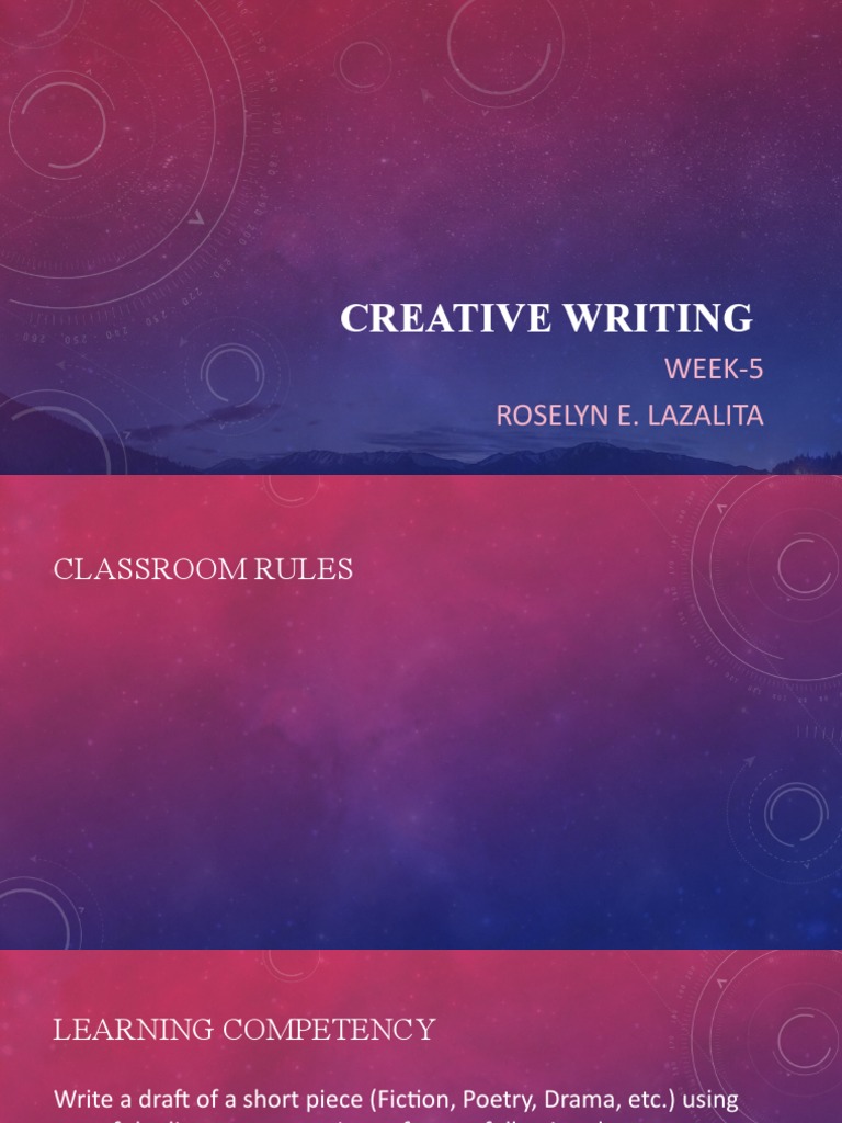 Creative Writing Techniques for Genres | PDF | Narrative | Brainstorming