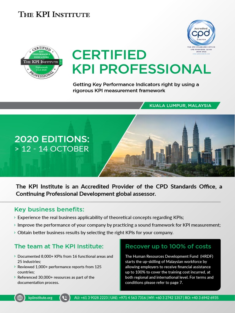 TKI Brochure C-KPI KL | PDF | Performance Indicator | Payments