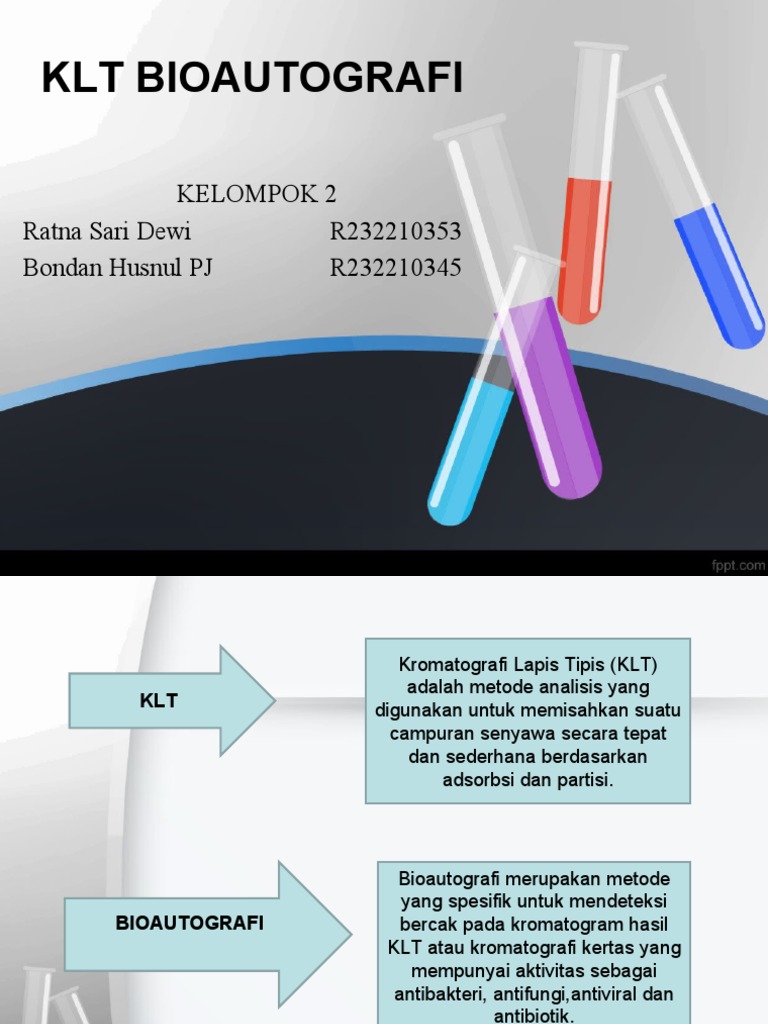 Kelompok 2 - KLT Bioautografi | PDF