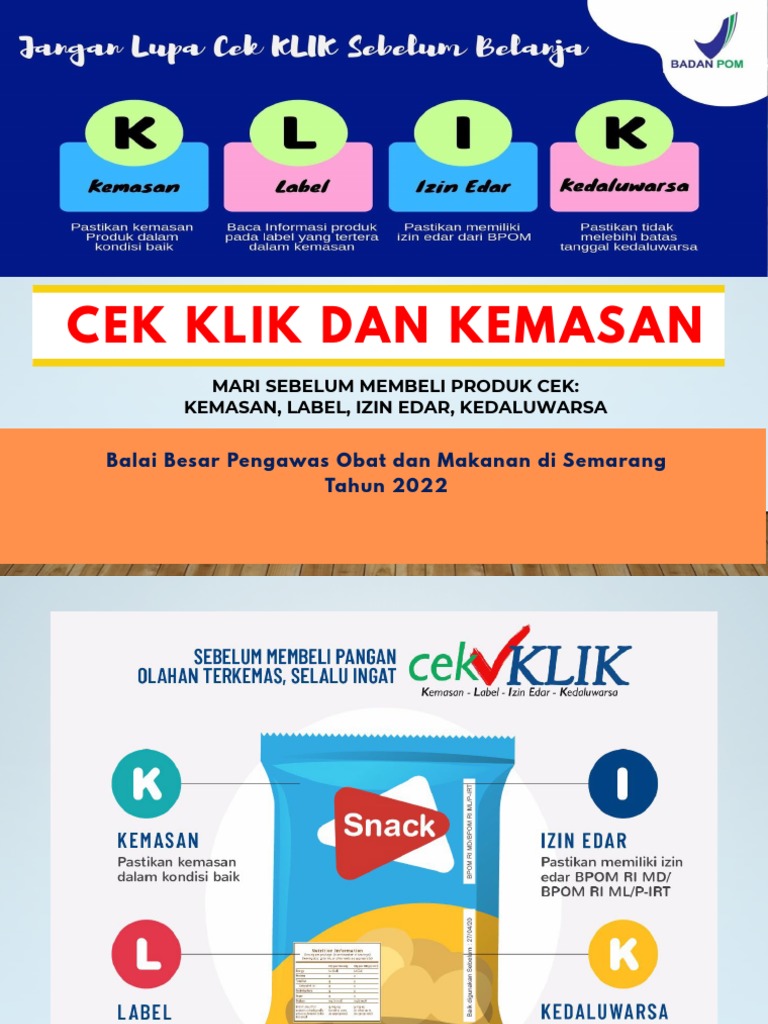 Cek Klik Dan Kemasan | PDF