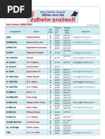 Railway Directory | PDF