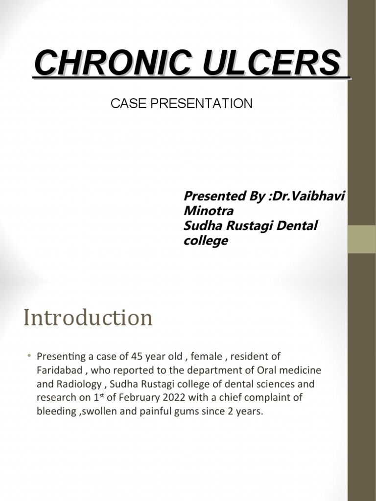Chronic Ulcers | Download Free PDF | Gastroenterology | Immunology