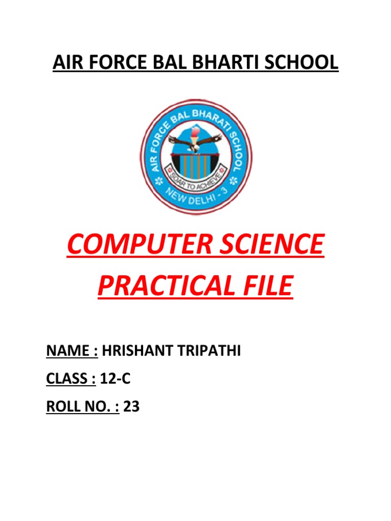 CS Files Practical | PDF | Text File | String (Computer Science)