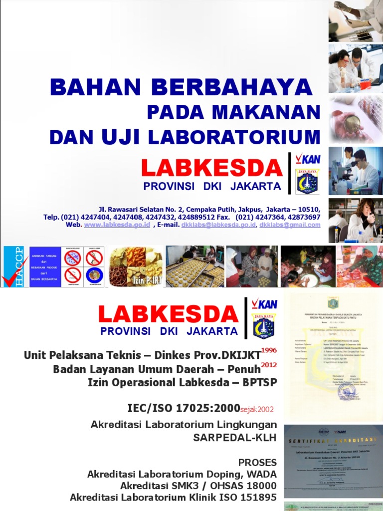 Labkesda DKIJKTBahan Berbahaya | PDF