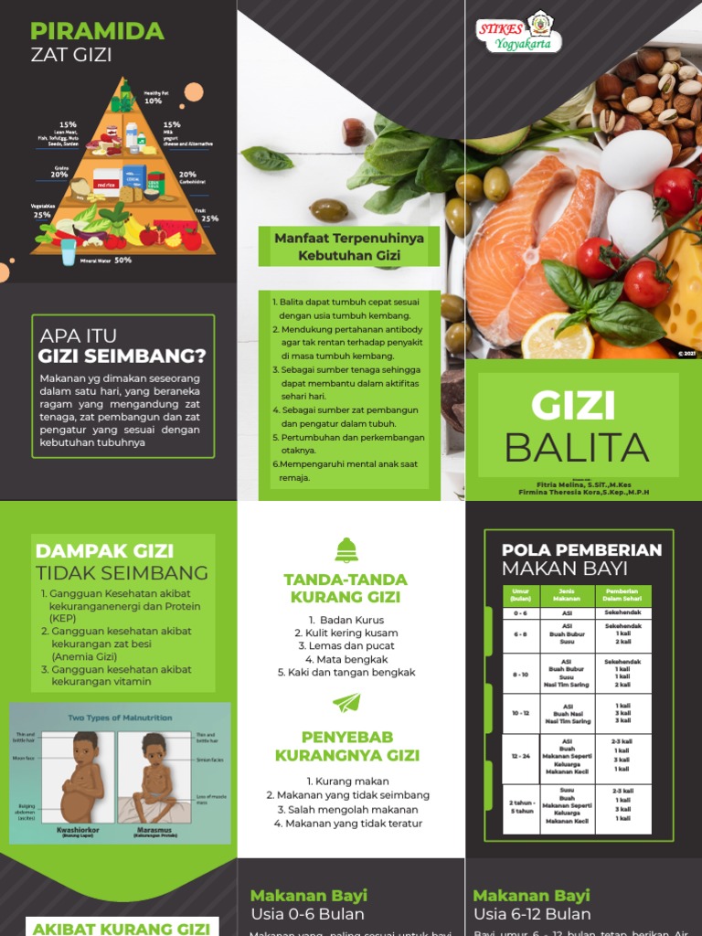 Leaflet Gizi Balita | PDF