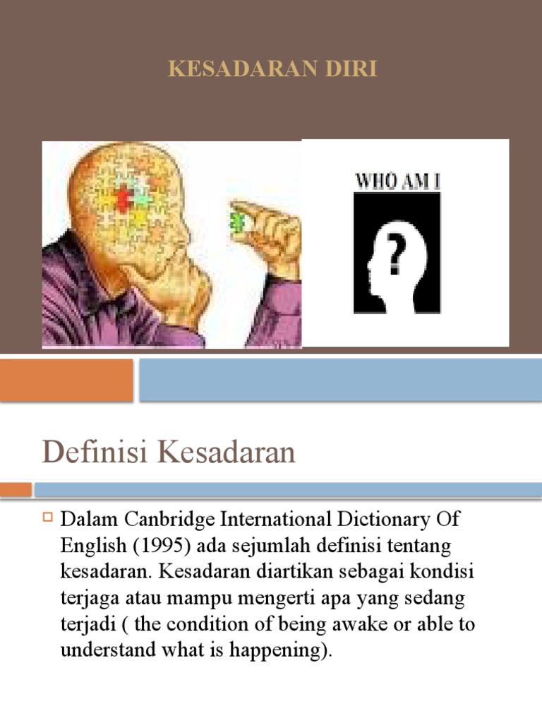 Materi 5. Kesadaran Diri | PDF