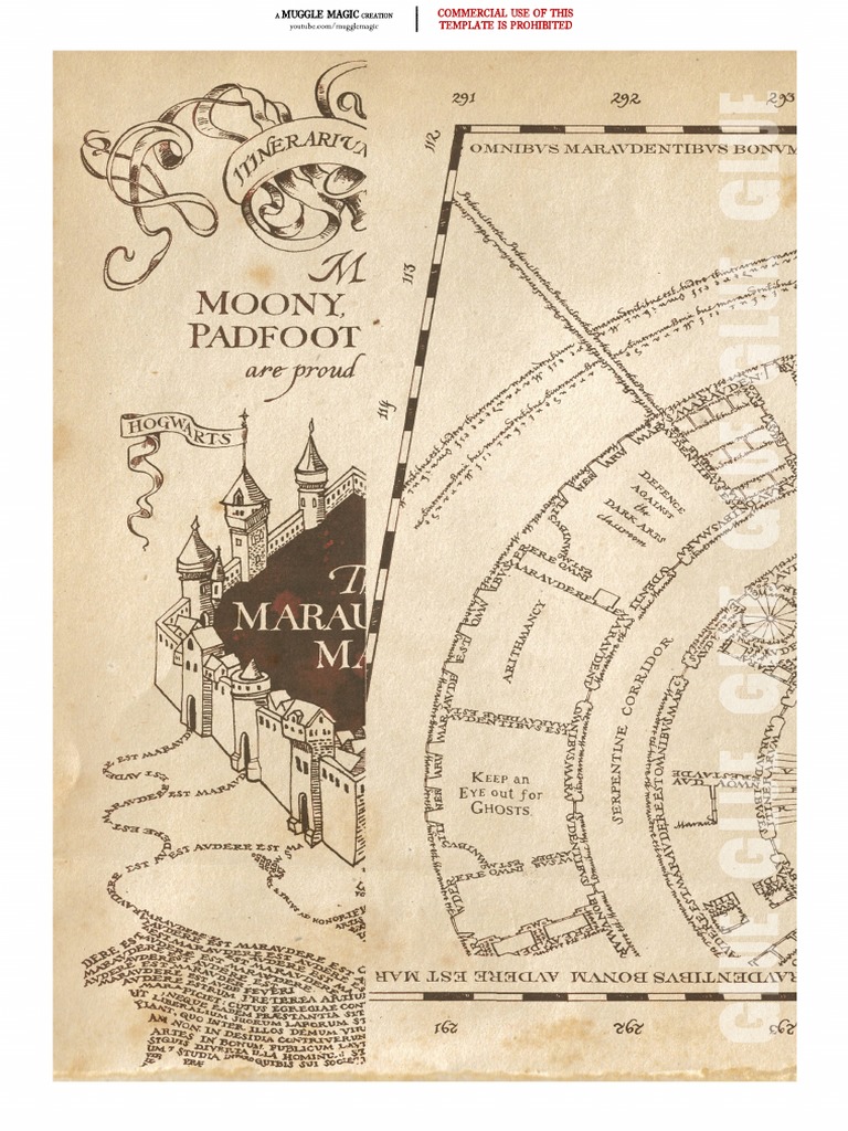 Marauders Map A1 | PDF