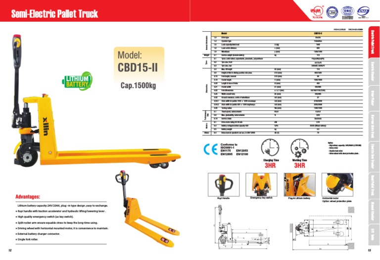 CBD15 Ii | PDF | Truck | Electric Motor